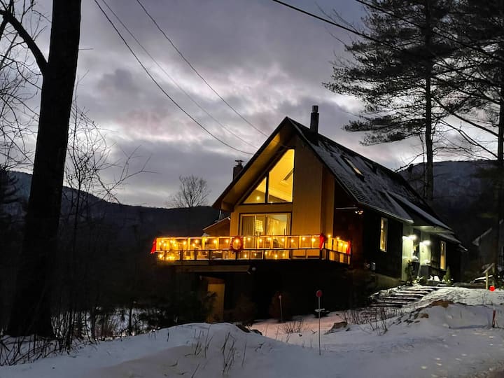 Dragonfly Cottage - Mountain View A-frame - Dorset, VT
