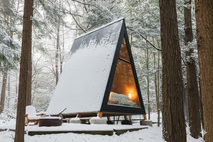 Cozy, Romantic Cabin Overlooking A Stream - 25 - Freeport, ME