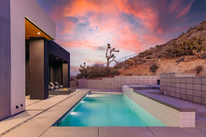Desert Luxe Retreat Pool • Yoga Deck • Stargazing - Yucca Valley, CA