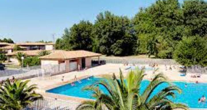 T2 Pierres De Jade Avec Piscine Ouverte Et Wifi! - Argelès-sur-Mer