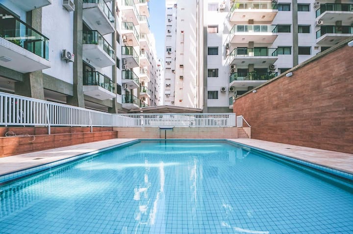 Paraíso Vista Mar - Piscina Aquecida, Wi-fi - Santos