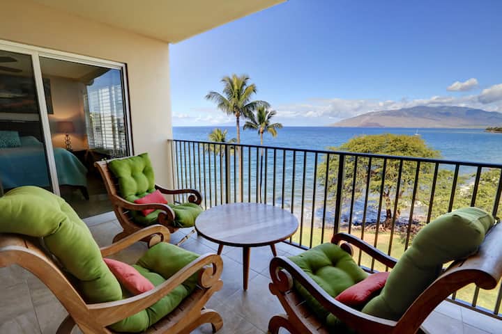 Breathtaking Ocean Views, Nestled Between Two Stunning Beaches! Royal Mauian 606 - Hawaï