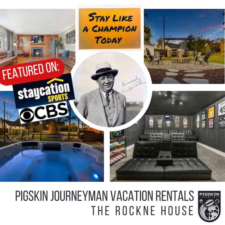 ~Cbs Featured~ Huge Hot Tub|cinema|firepit - South Bend, IN