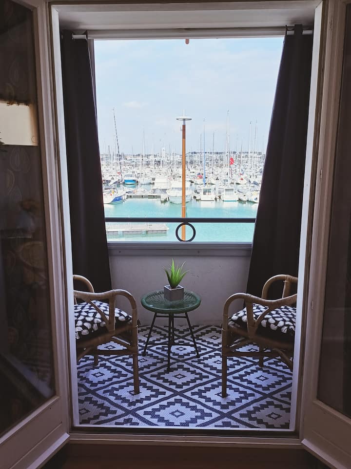 Studio Ensoleillé Vue Port Olona – Tout à Pied - Les Sables-d'Olonne