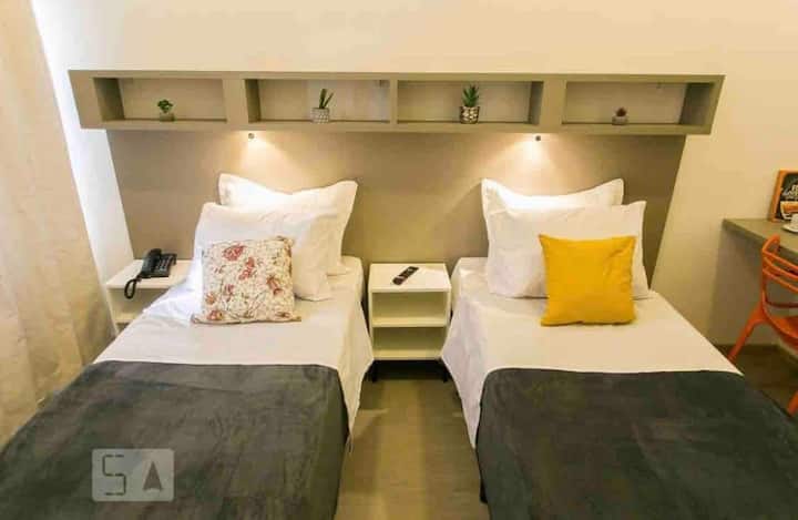 S13. Auto Checkin, Wifi, 1 Dorm Mobiliado Mooca. - São Mateus