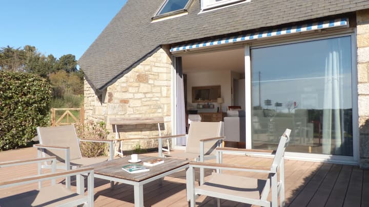 Port Gwen 8, Maison Face à La Mer Saint Philibert - Saint-Philibert