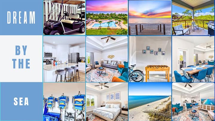 6 Min Walk To Beach–heatedpool,golfcart,bikes&bbq - Port St. Joe, FL