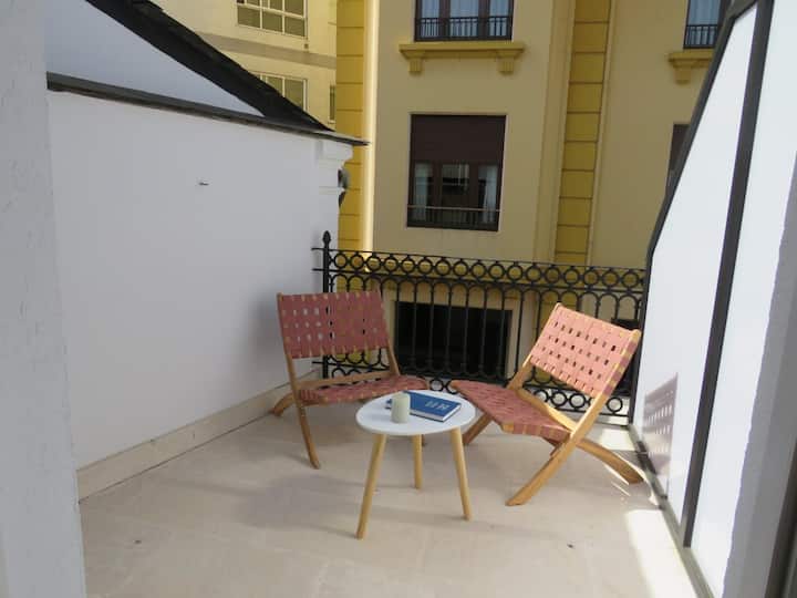 Apartamentos Armanya 3 - Un Dormitorio Y Terraza - Lugo