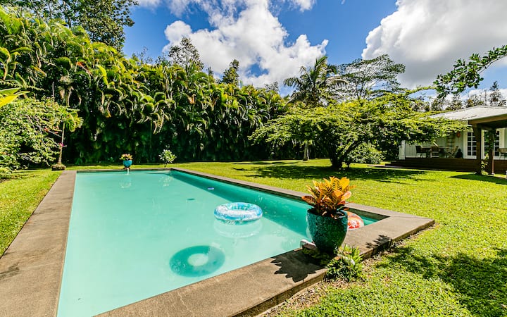 Jungle Villa 1br Luxury Cottage W/private Pool - Hilo, HI