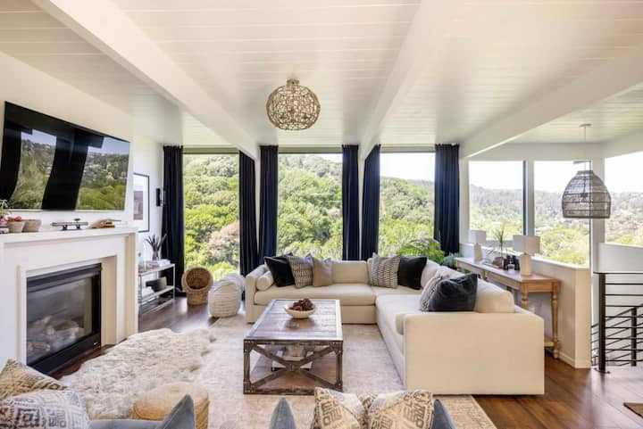 Panoramic Views | Hiking | Cozy Fire - Sausalito, CA