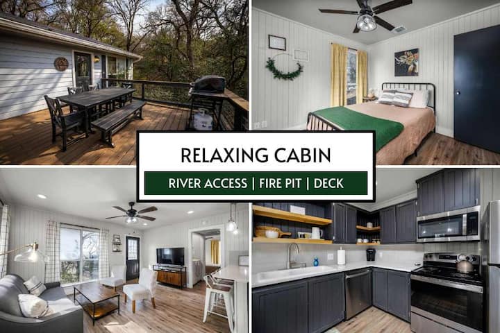 Near River | Fire Pit | Bbq | Deck | Sleeps 8 - Kyle, TX