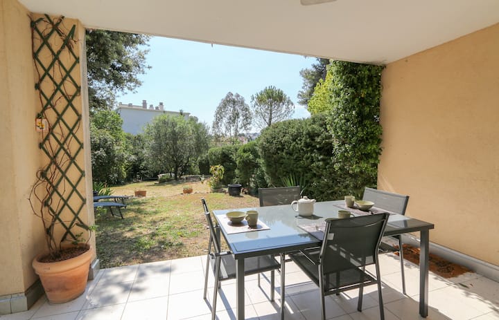 Charmant 3 P Lumineux Avec Clim Jardin 300m Et - Le Cannet