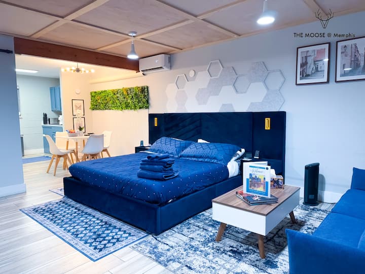 Comfy Luxe King Studio | Free Parking & Wifi - Memphis, TN
