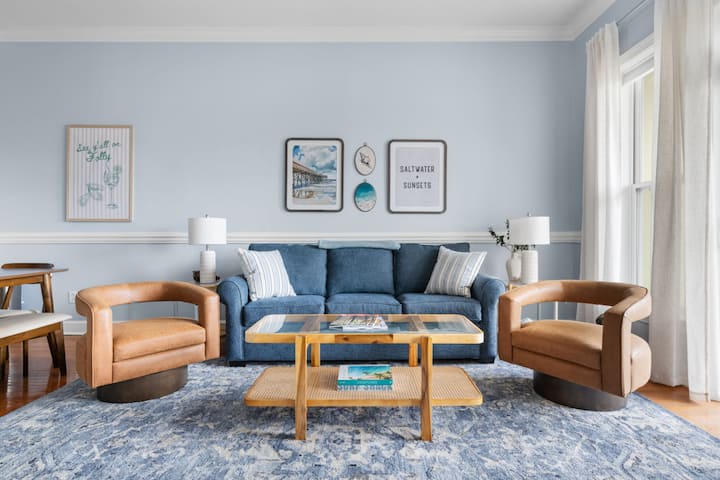 Folly Beach Home - Private Porch With Marsh View! - Folly Beach, SC