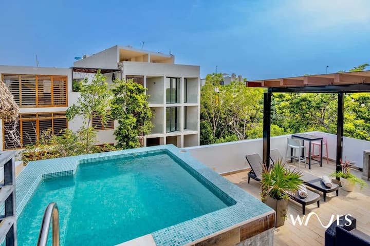 Jungle Hideaway: Pool, Style & Comfort - Riviera Maya