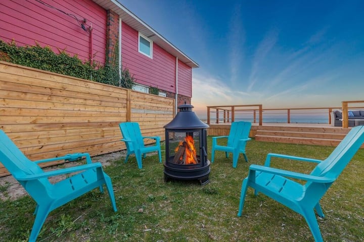 Lakeview Oasis: Ev Charger, Fire Pit, Sunset View - Grimsby