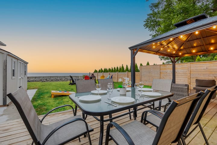 Lakeview Oasis: Ev Charger, Fire Pit, Sunset View - Grimsby