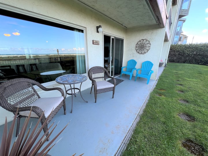 Sbc 106 Ocean Front - Patio With Amazing Views - 시사이드