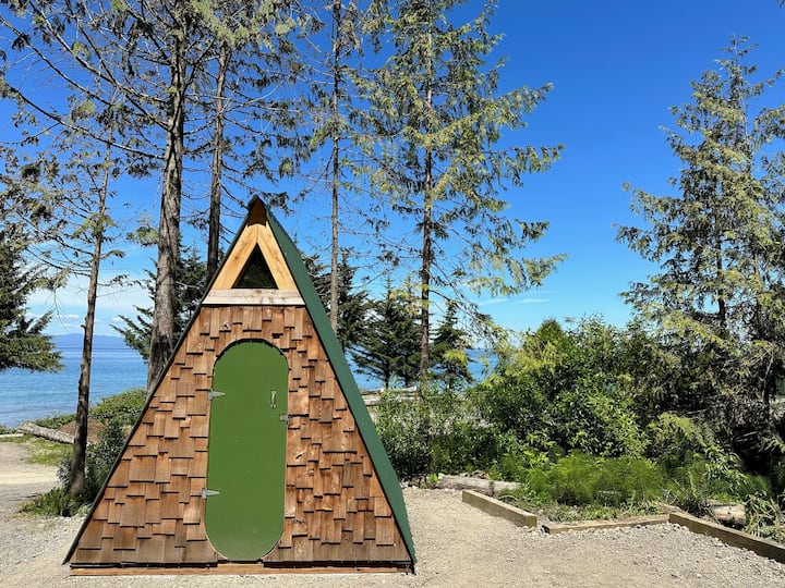A-frame Shelter (T16) Oceanview Olympic Peninsula - Lake Crescent, WA
