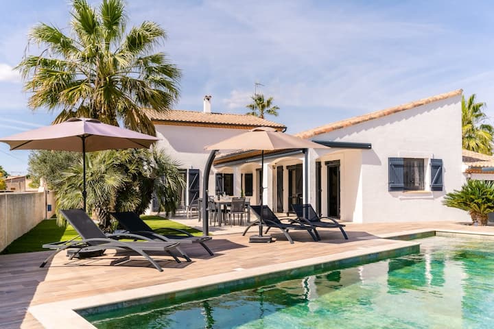 Villa Margot Magnifique Piscine Et Plage à 500 M - Agde
