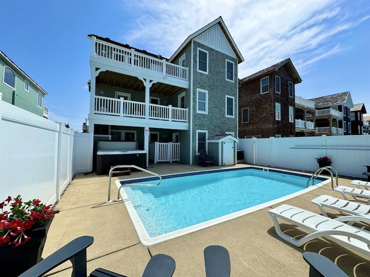 Steps To The Beachheated Pool Included! Elevatorgolf Cartocean Views! - North Carolina