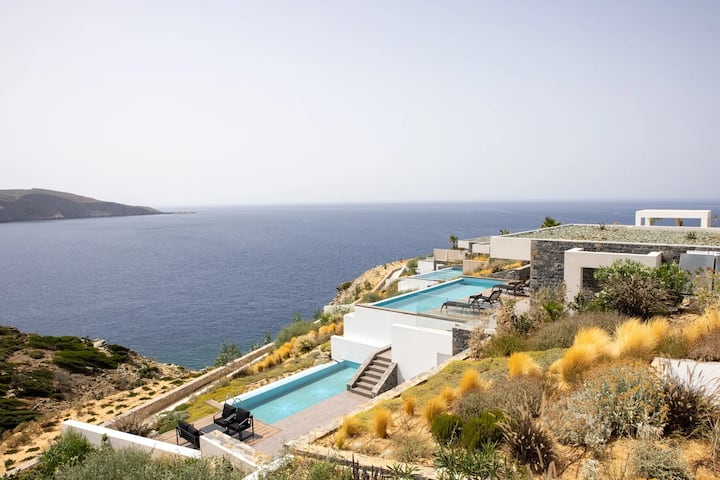 Villa Lyra  Elegant 5br Sea-view Villa With Priva - Heraclión