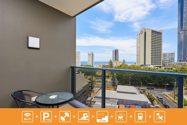 Cozy One Apartment With View In Centre Surfers - Surfers Paradise