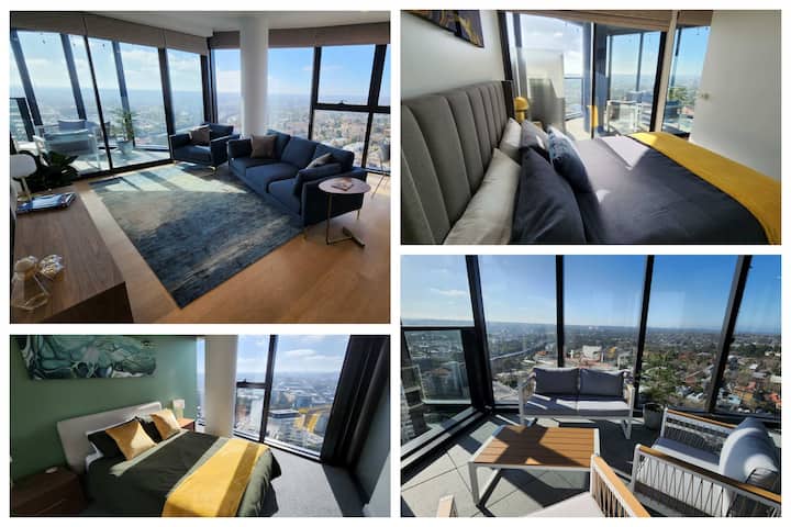 Sky-high South Yarra Luxury 2 Bed Sleeping Up To 4 - Cremorne