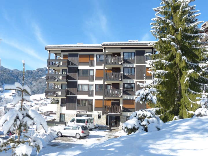 Centre Du Village Avec Balcon, Vue Et Parking - La Clusaz