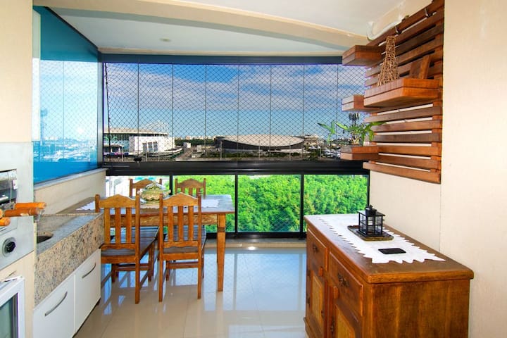 In Front Of The Olympic Park, Jeunesse Arena, Top View, Wonderful 3-bedroom Apartment, Wi-fi, Kitchen And Laundry - Rio de Janeiro