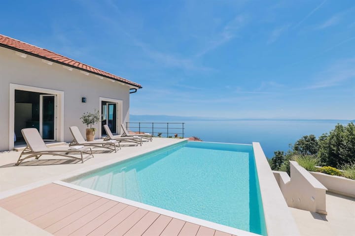 Luxury Villa Orient With Pool - Rijeka