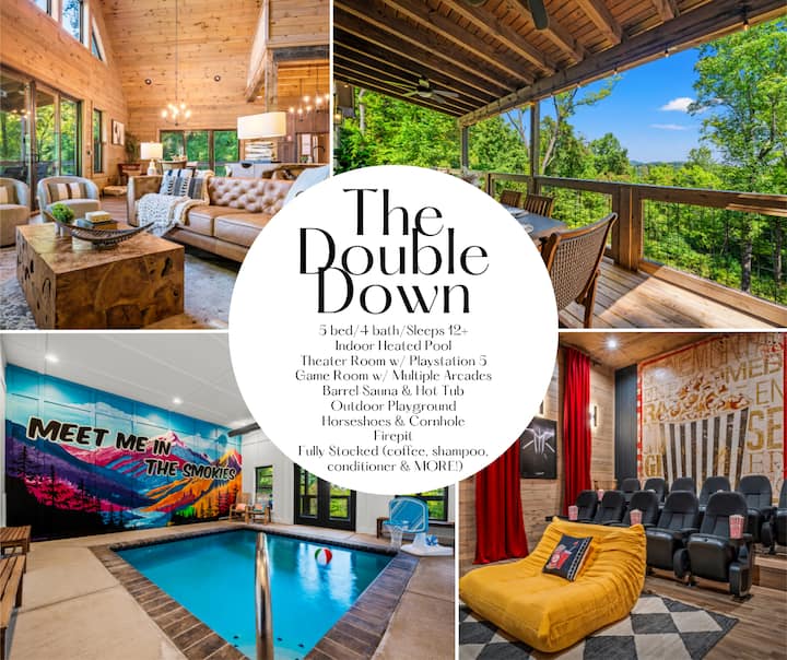 Playground|views|pets |Pool |Sauna |Massage Chair - Pigeon Forge, TN