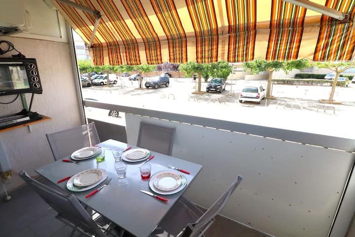 Studio Cabine Tout éQuipé Seaquarium Parking Clim - Le Grau-du-Roi