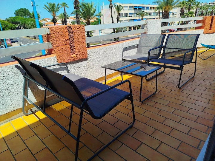 Appartement T3 Climatisé Avec Parking Privatif Pro - Saint-Cyprien Plage
