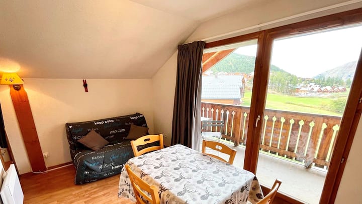 Studio Avec Magnifique Vue Montagne - Super Dévoluy