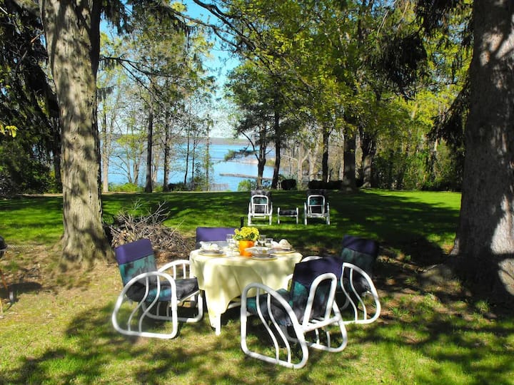 Wildflower-seneca Lake-water View-hot Tub-wine Trail - Pets, Steps To Lake-acre Of Privacy - Nova York (estado)