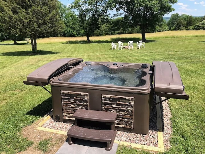 The Willow-seneca Lake-countryside-hot Tub-wine Trail - Pets, Across Road From Wiemer Vineyard - Dundee, NY