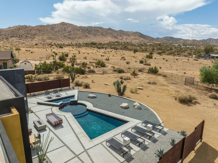 The Monarch By Fieldtrip | New Luxury Estate With Pool, Spa, & Resort Amenities - Yucca Valley, CA