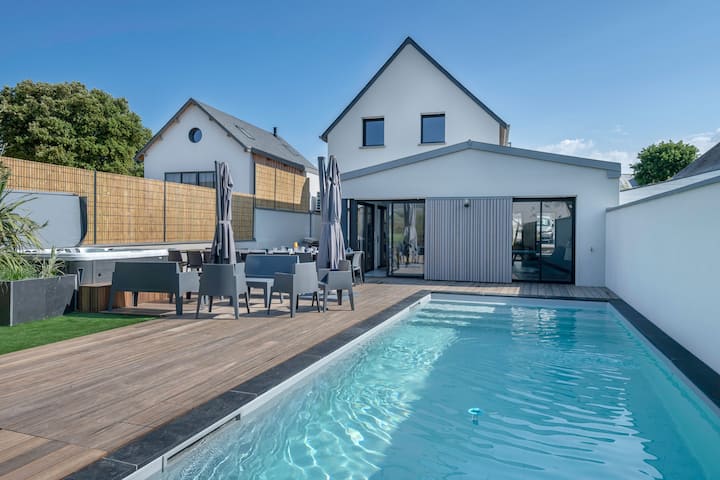 Villa Moderne Pour 15 Avec Piscine - Centre - Sarzeau