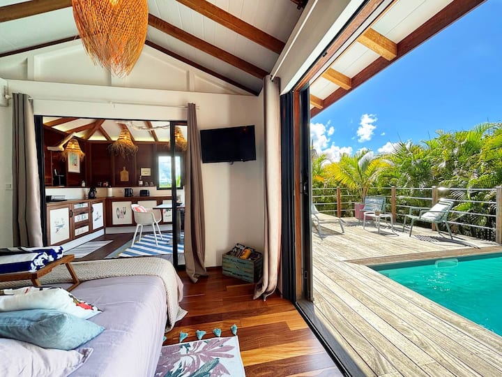 Zannanna - Ti Surf Lodge Le Diamant Piscine Privée - Martinique