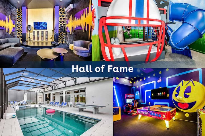 Villa W/ Karaoke, Football Theme Br, Gym, Theater - Davenport, FL