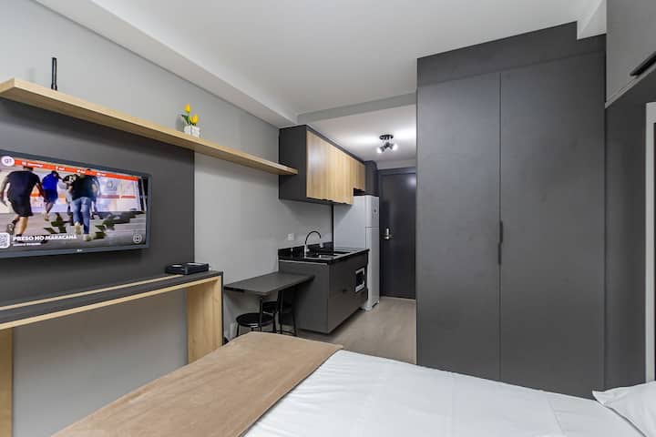 Studio Com Ar Condicionado All1005 - Curitiba