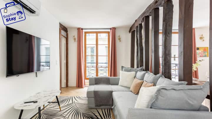 Contemporary Apt In Down Town | King Size Bed - France