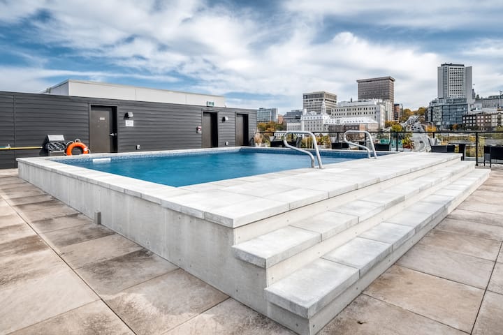 Piscine + Toit-terrasse + Parking • 6-8 Pers - Quebec City