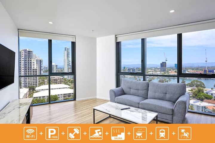 Stylish And Cozy 1bedroom Home With Splendid View - Surfers Paradise