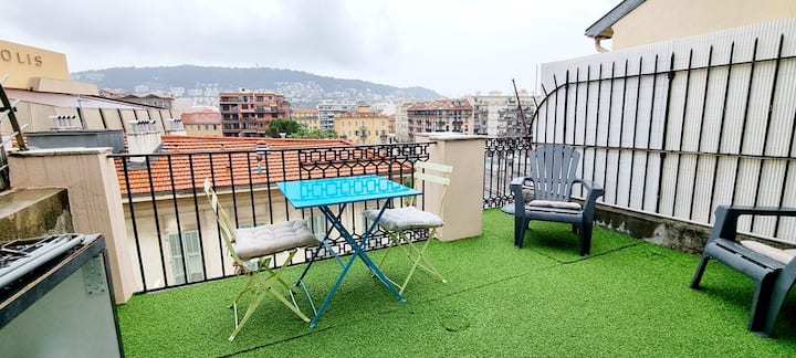 Studio With Terrace With View - Nice