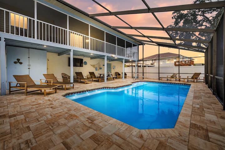 Heated Pool/ping Pong/foosball/short Drive 2 Beach - Tarpon Springs, FL