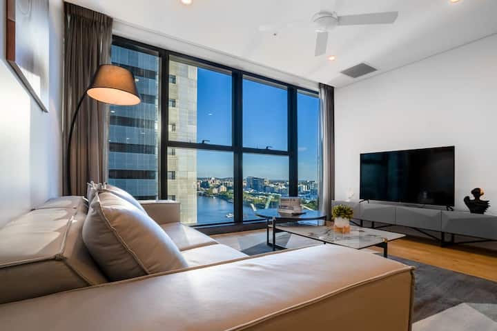 Cassa One - Luxury 1bed Apt W/ Gym, Pool, Bbq - Brisbane