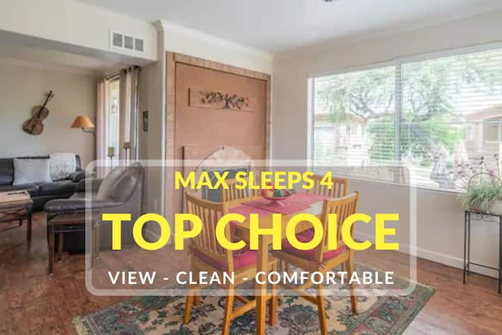 5-star Luxury Condo Max 4-ppl | King Bed + Pool - Tempe, AZ