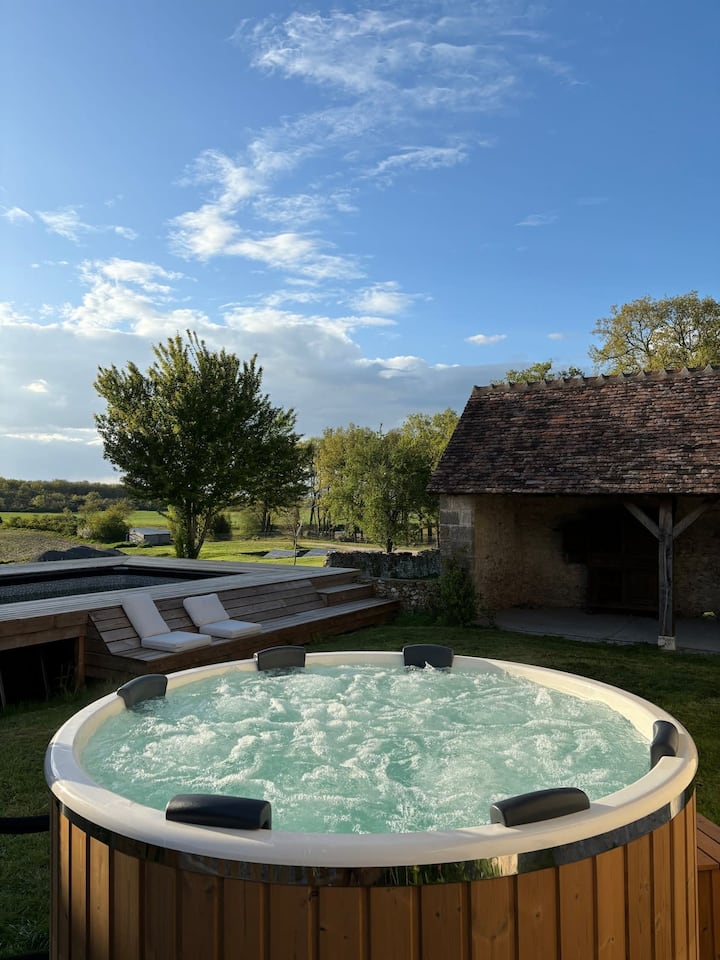 "Domaine Le Pineau"  Piscine & Jacuzzi Privatif - Indre-et-Loire